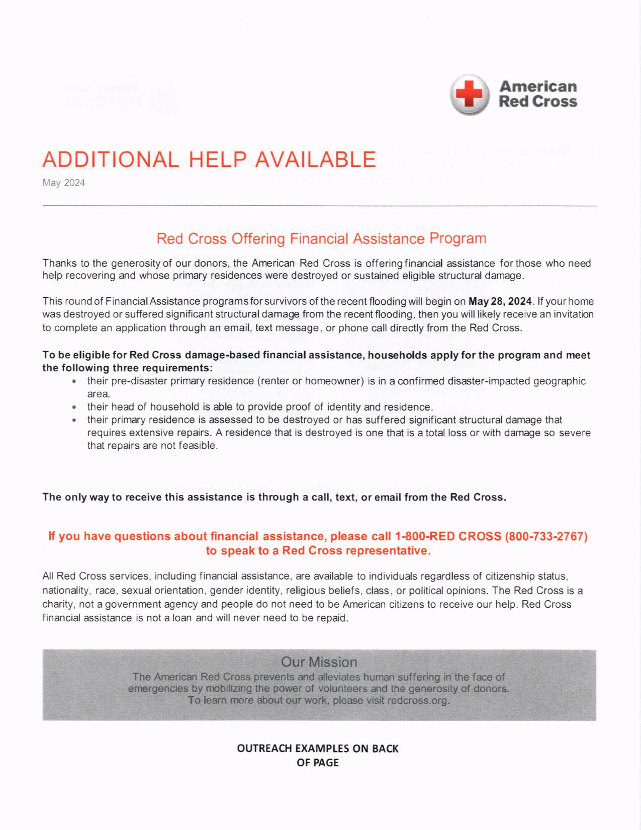 Disaster Recovery Information – City of Riverside